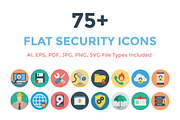 75+ Flat Security Icons, an Icon by Creative Stall