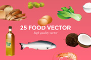 25 High Quality Food Vector, a Food Illustration by Rekanice