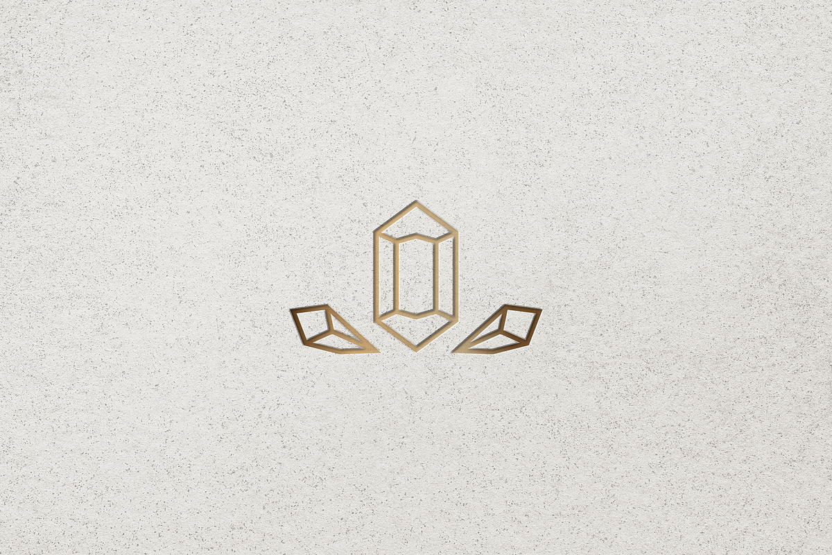 Minimalist Luxury Crystal Logo