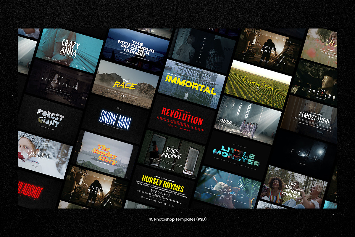 Movie Titles Vol.1, a Graphic by Pixflow
