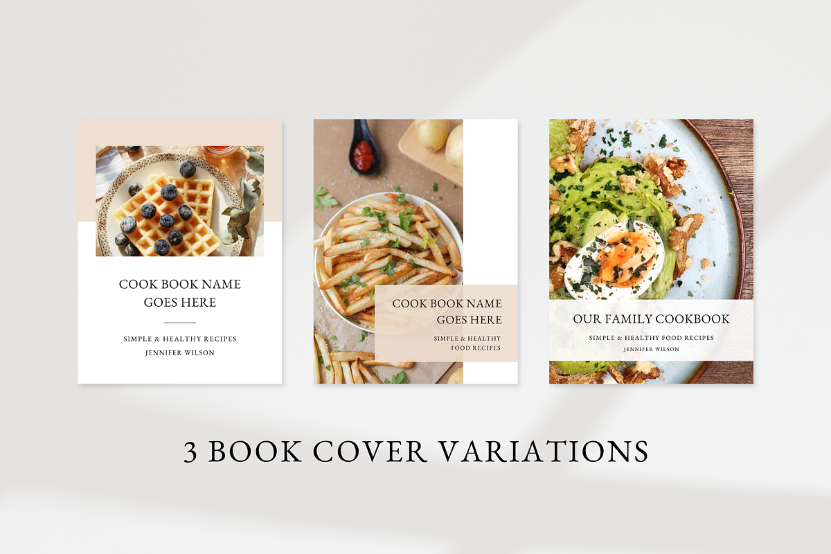 Aesthetic Cook Book Template, a Magazine Template by ShopRShop