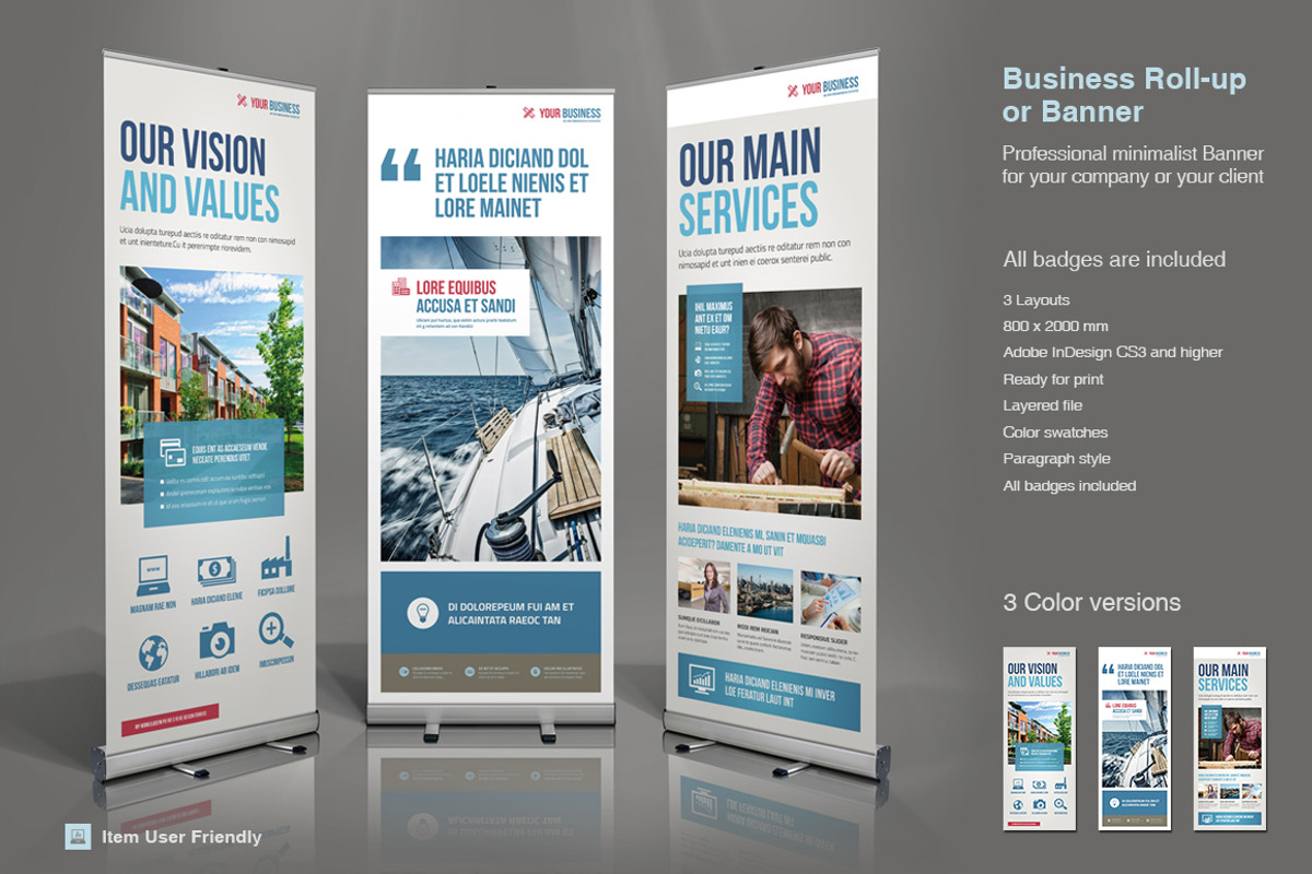 Roll-up Bundle, a Flyer Template by TypoEdition