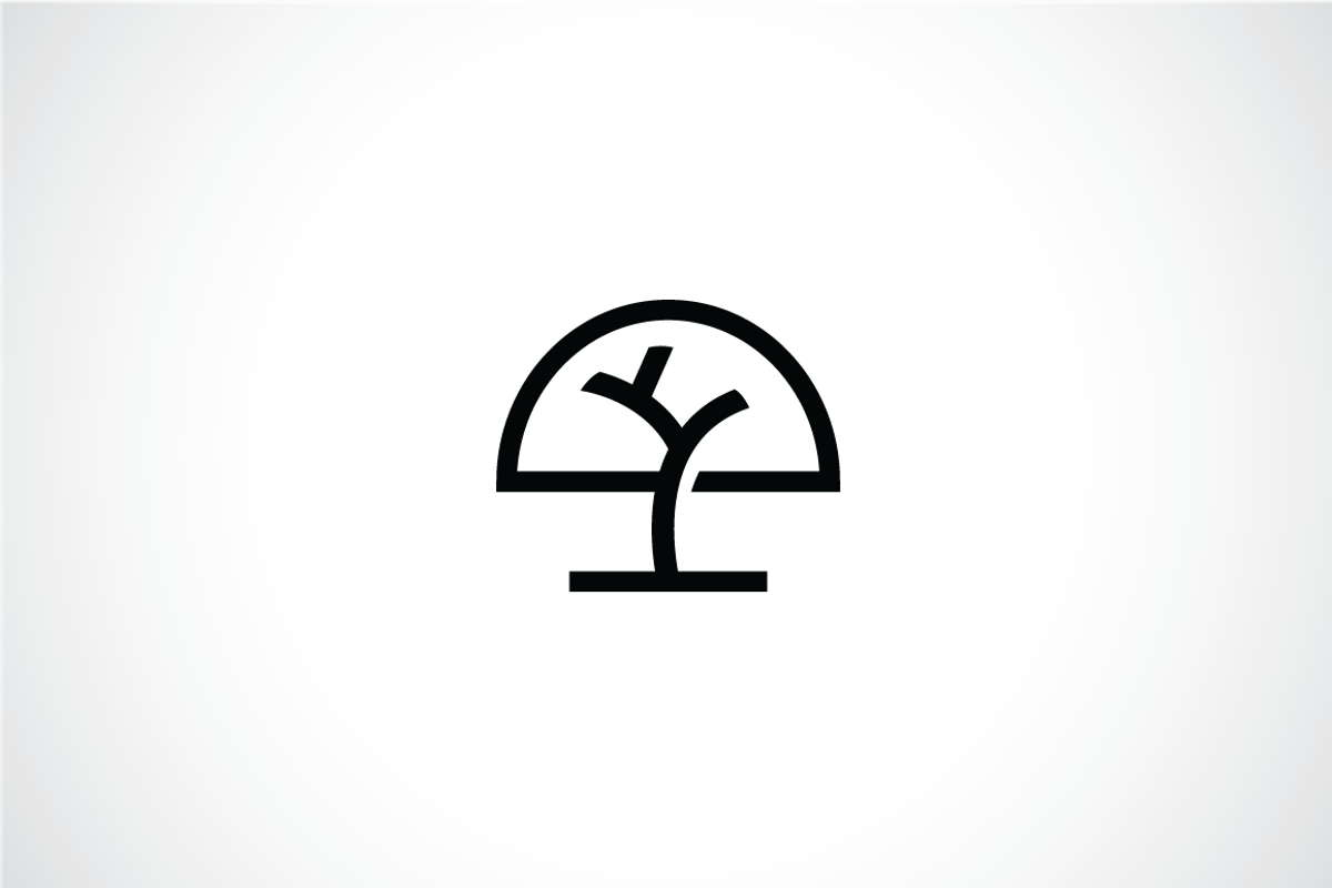 Half Round Tree Logo Template, a Branding & Logo Template by Heavtryq ...