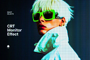 Vintage Monitor CRT Photo Effect, a Layer Style Add-On by Design Squad