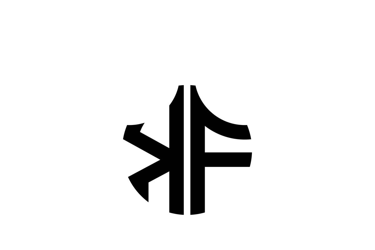 KF logo design vector template, a Branding & Logo Template by xcoolee