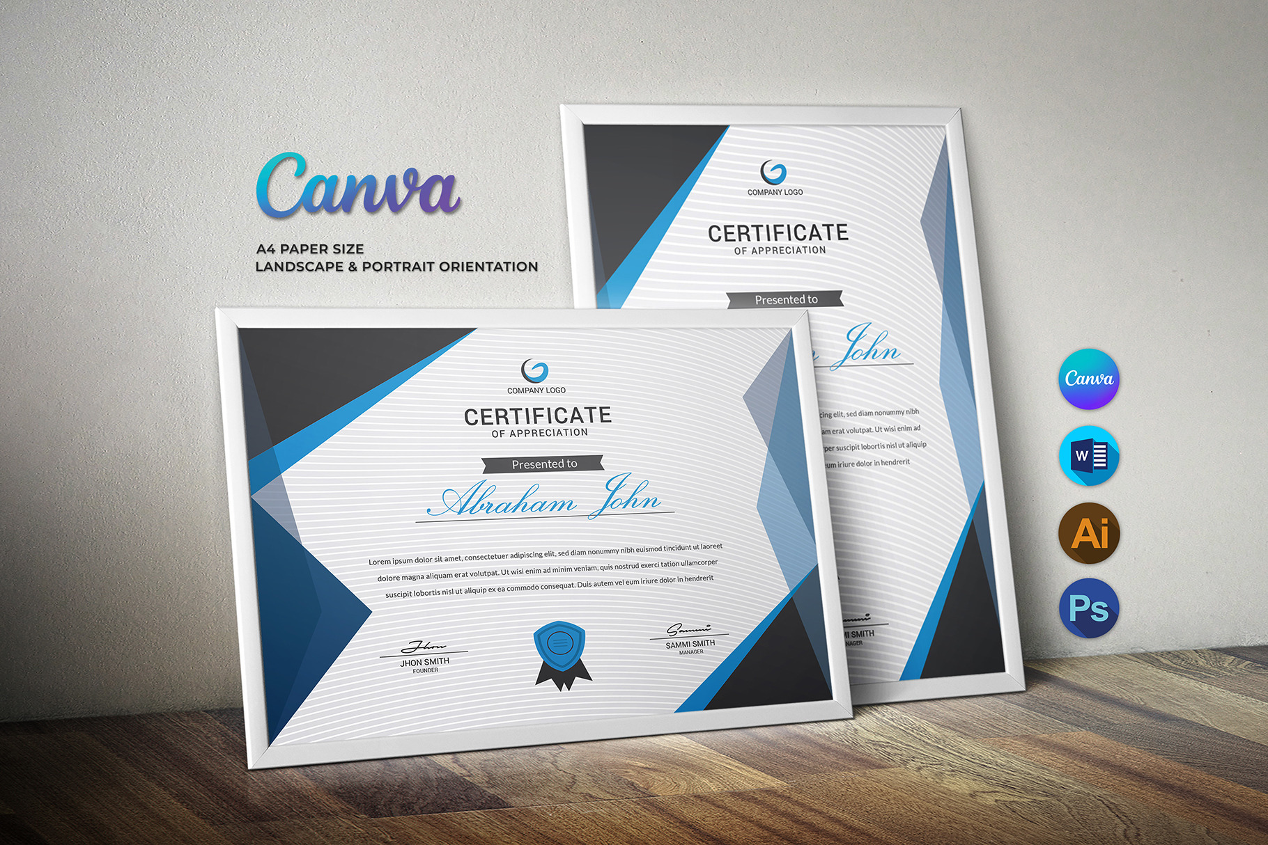 Modern Certificate Design