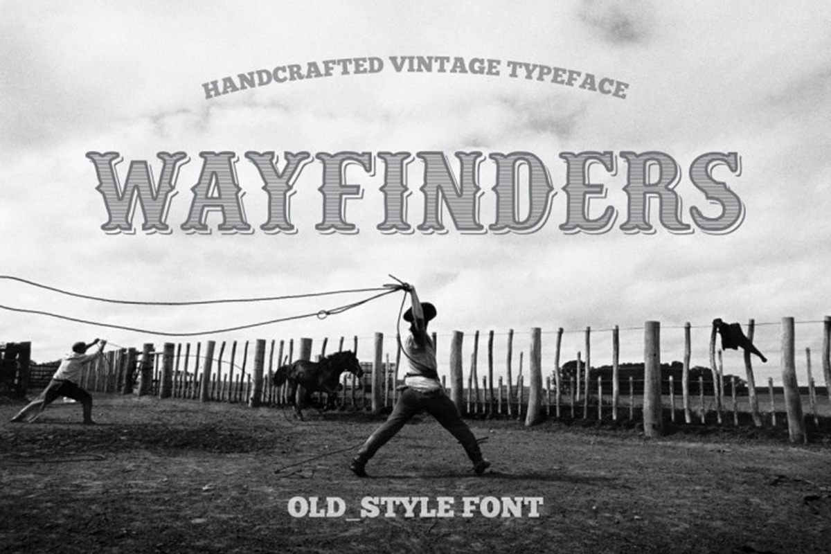 Old Style font - vintage typeface, a Serif Font by Vintage Font Lab ...