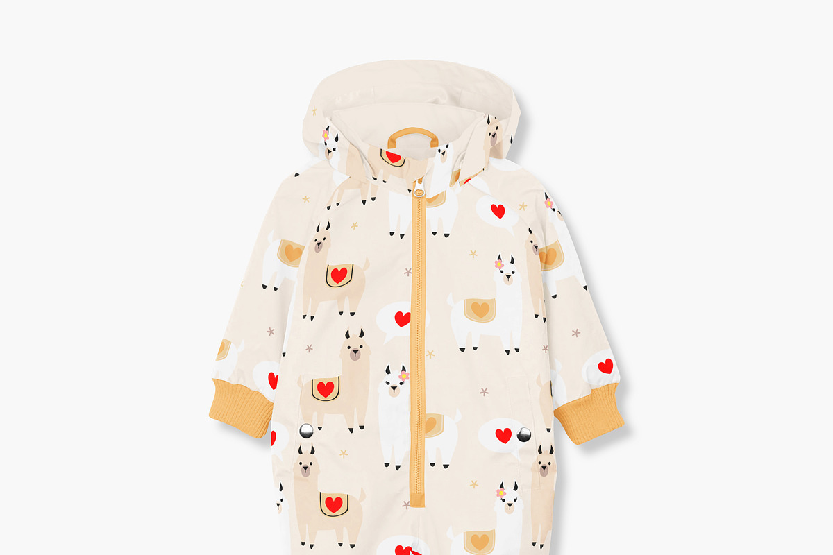 Baby Overall Winter Mock-ups Set, an Apparel Mockup by Mocca Mockups Store