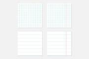 Notebook paper texture cell lined, an Education Illustration by ...