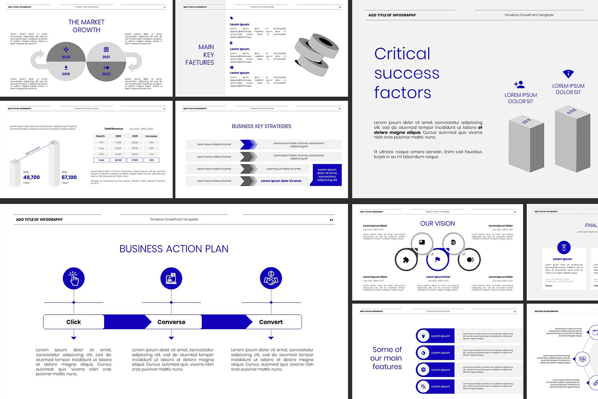 Blue PowerPoint Template, a Presentation Template by Artemis-products