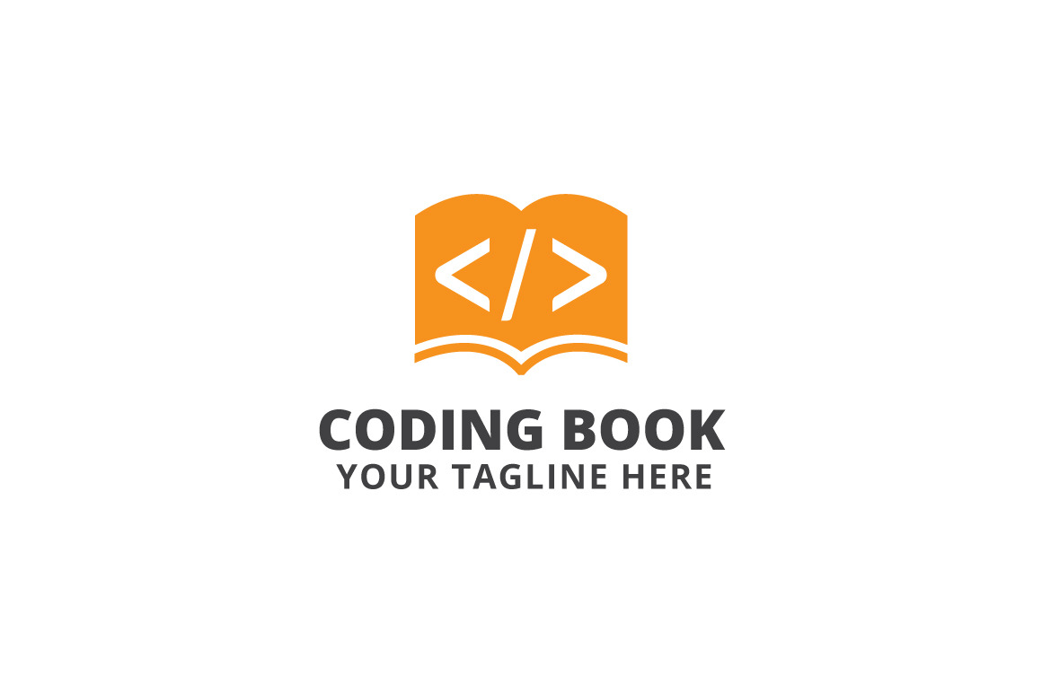 Coding Book Logo Template, a Branding & Logo Template by Logo20