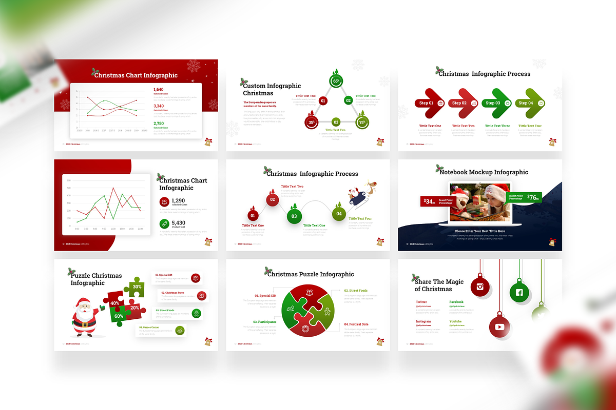 Christmas Times PowerPoint Template, a Presentation Template by RRGraph