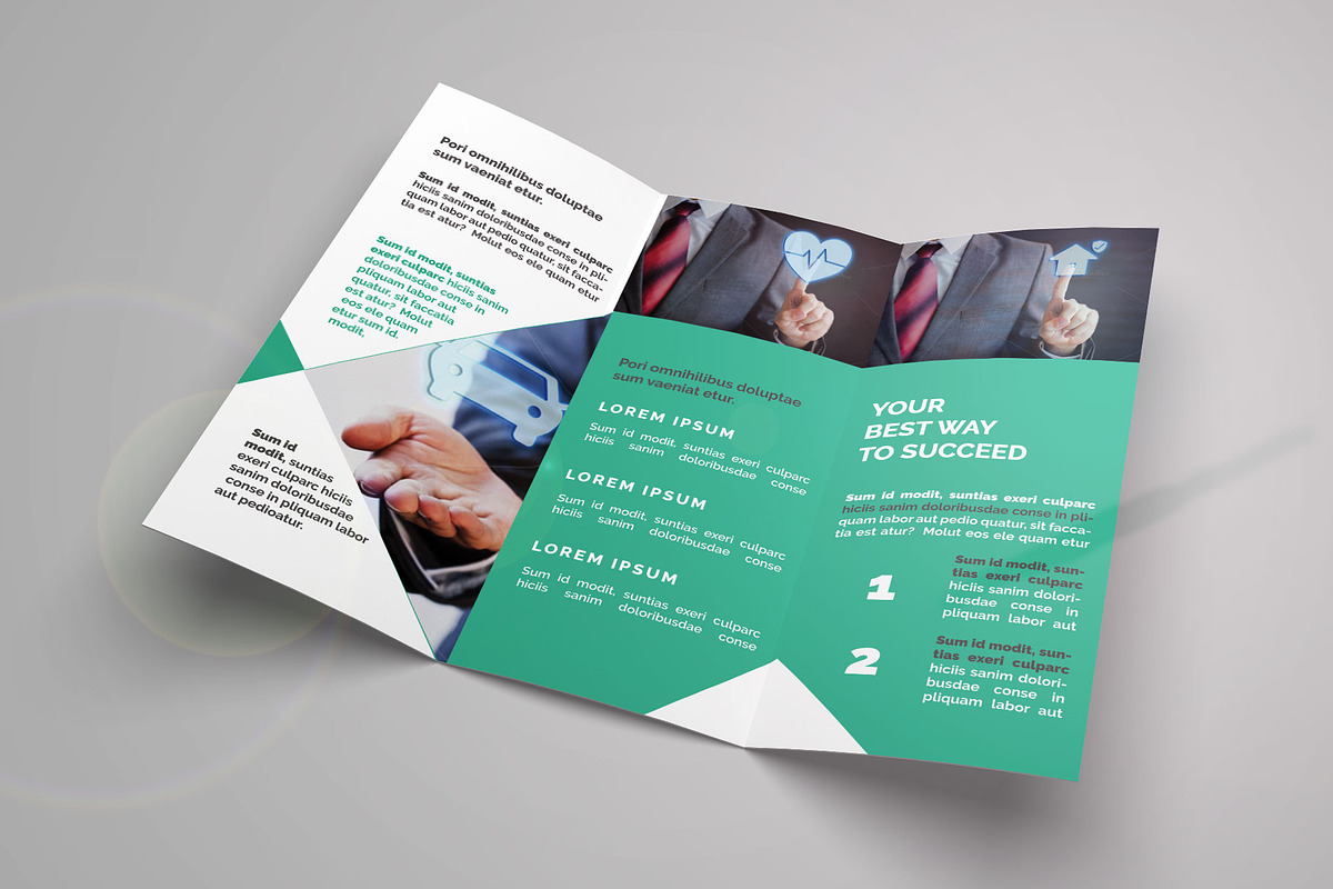 Insurance Tri-Fold Brochure, a Brochure Template by Creatricks