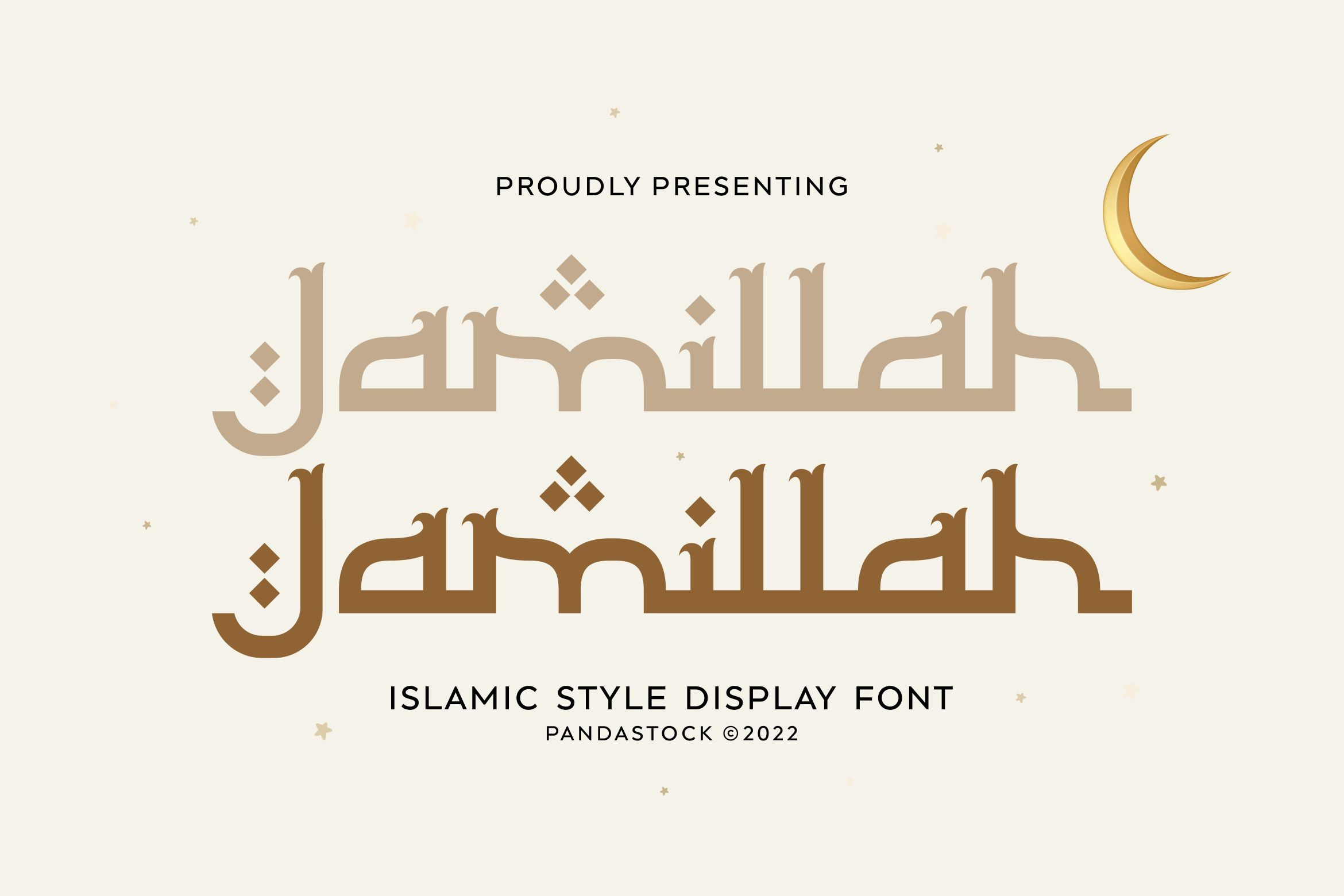 Jamillah - Arabic Typeface, a Font by Imoodev