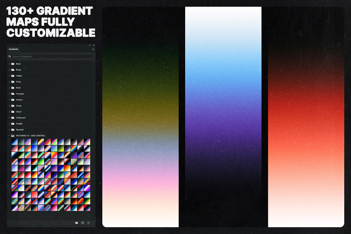 Fastgrad 2 | Photoshop Gradient Maps, a Gradient Add-On by God Control