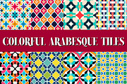 Colorful Arabesque Arabic Tiles | Creative Market