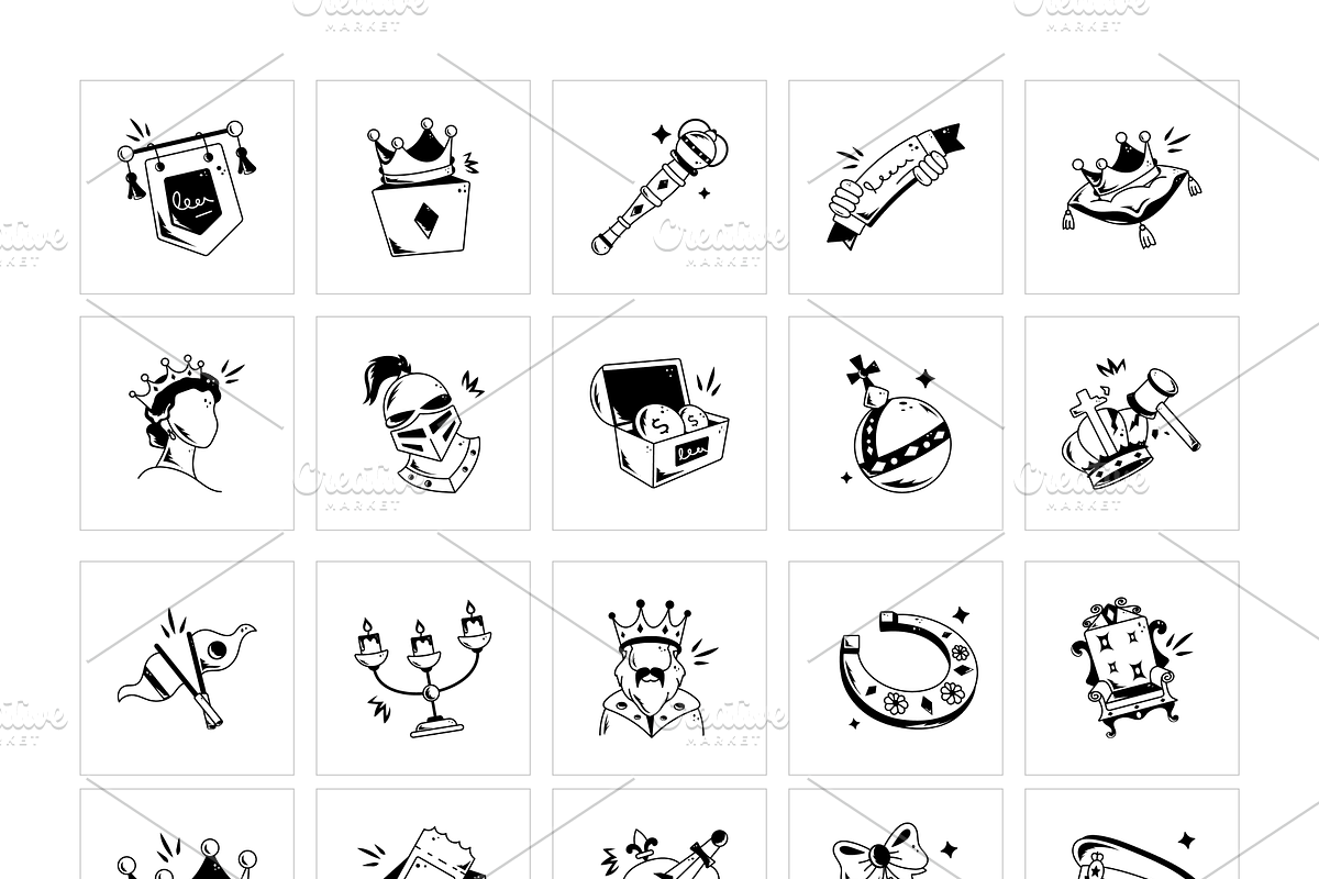 Animated Monarchy Icons