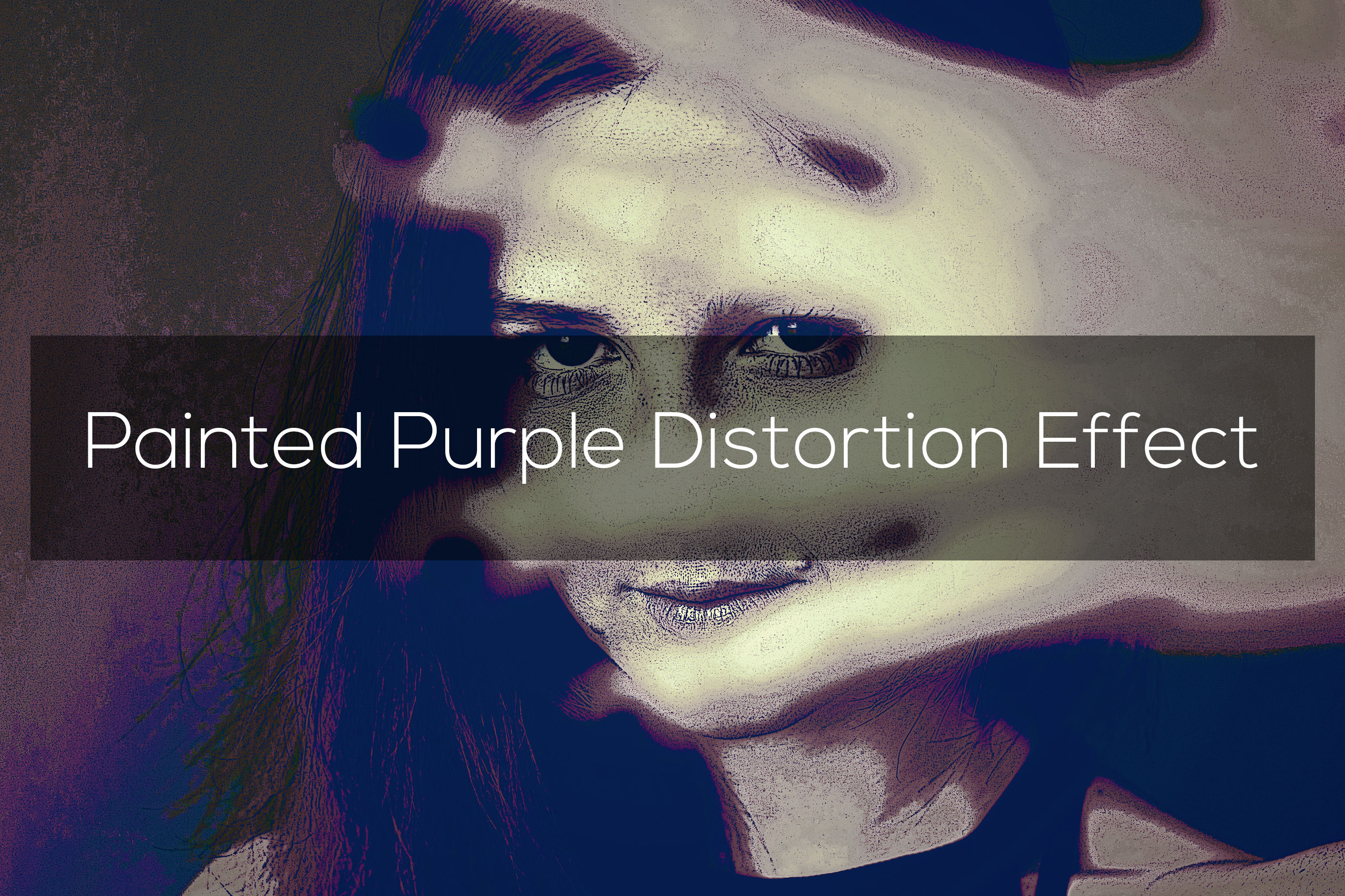 Painted Purple Distortion Effect, an Action Add-On by The_DrX