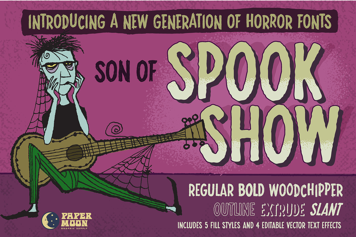 Son of Spook Show, a Sans Serif Font by Paper Moon Graphic Supply