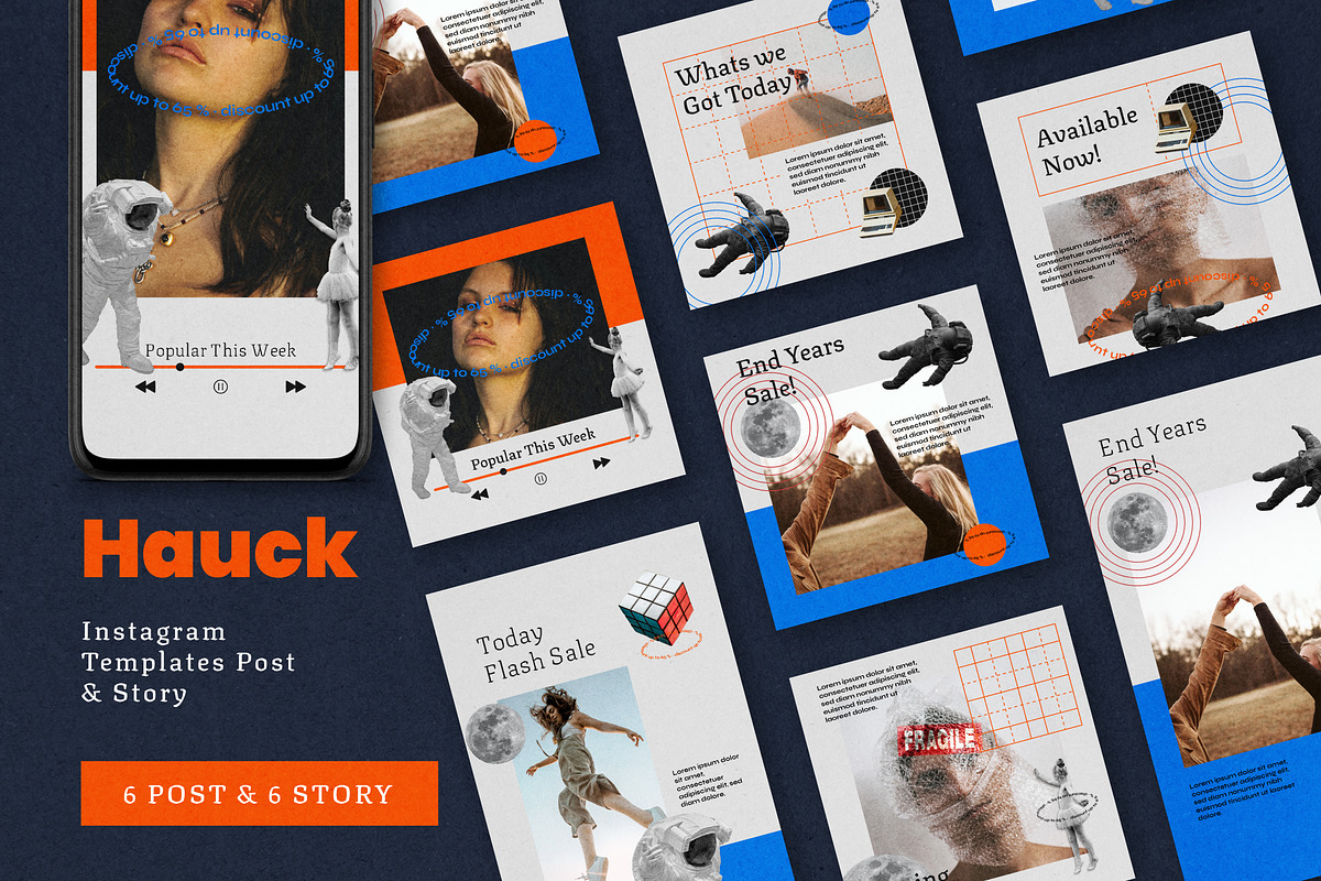 Hauck Instagram Template, a Social Media Template by Compaq_Creative