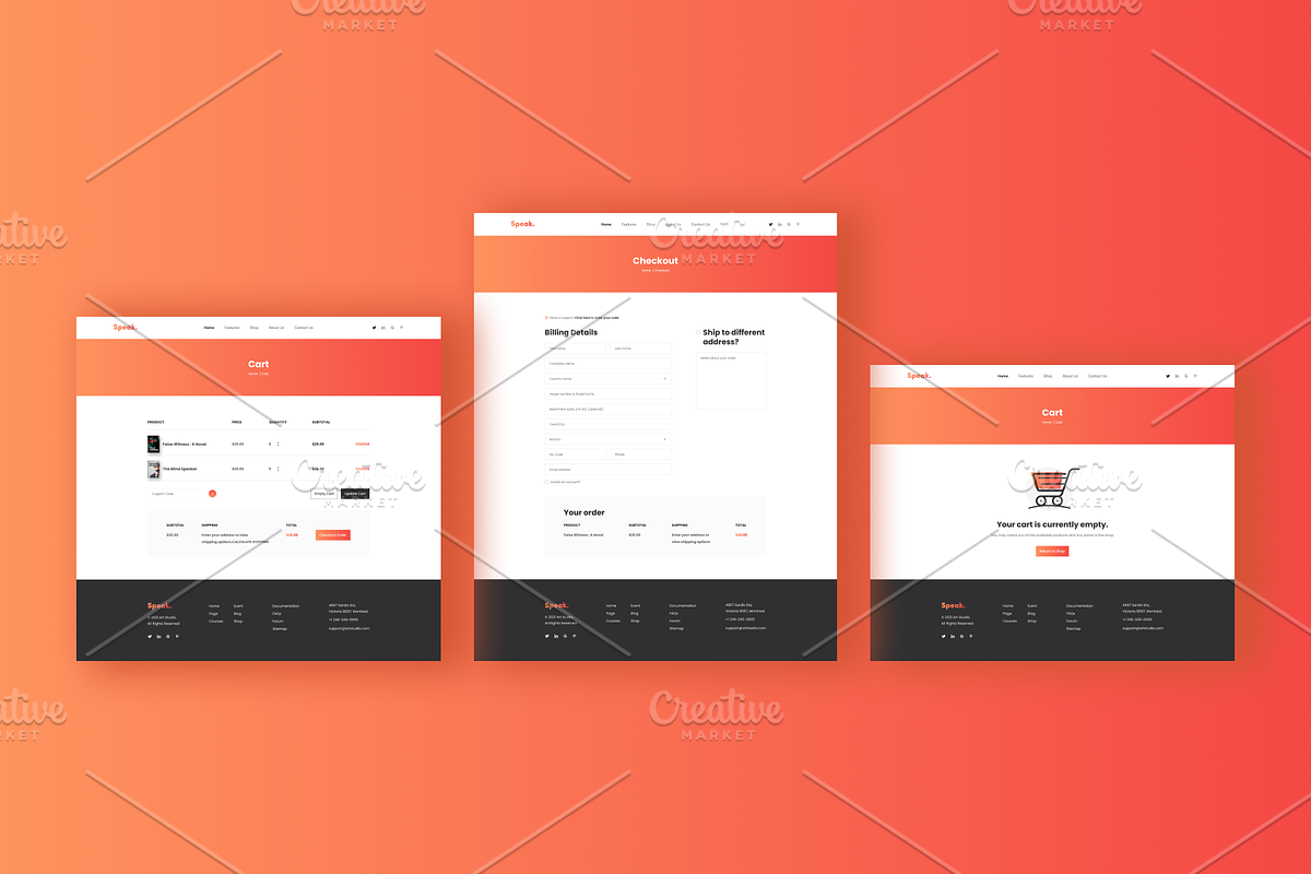 Speak-Education & LMS Figma Template