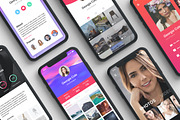 Profile Mobile UI Collection, an App Template by hoangpts