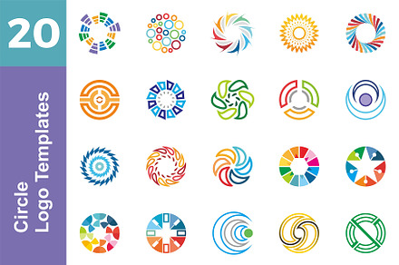 20 Logo Chart Templates Bundle, a Branding & Logo Template by Friendesigns