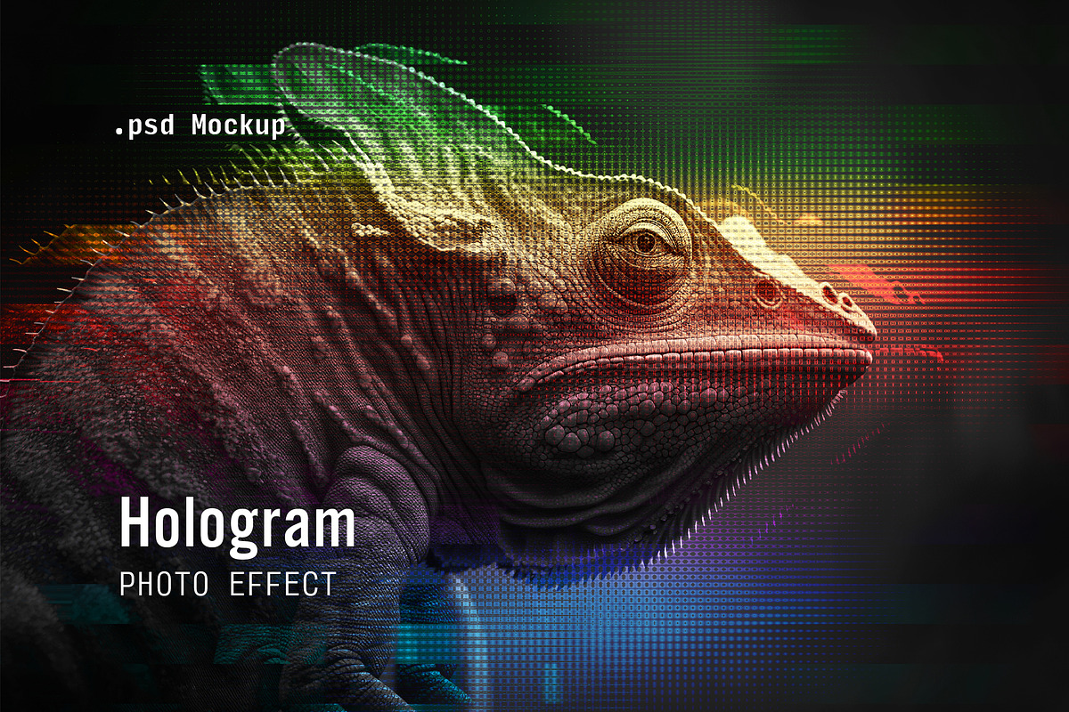 Hologram Photo Effect, a Layer Style Add-On by Grkic Creative ...