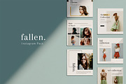 Fallen - Instagram Pack, a Social Media Template by kylyman