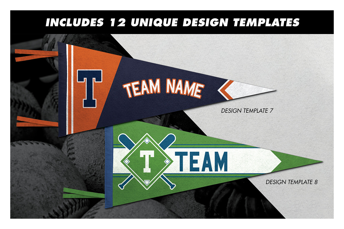 Screen-Printed Felt Pennant Creator