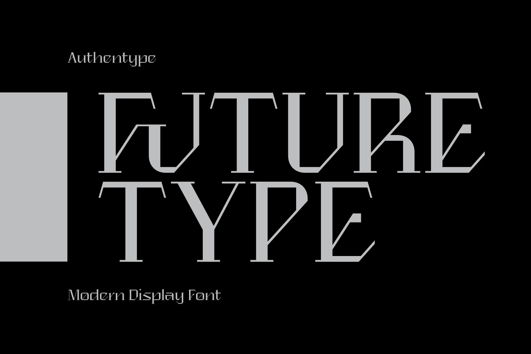 Future Type - Modern Display Font
