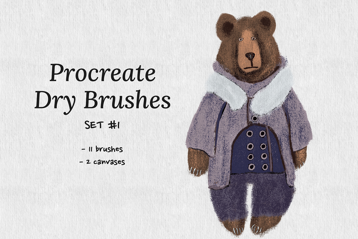 Procreate Dry Brushes | Set #1