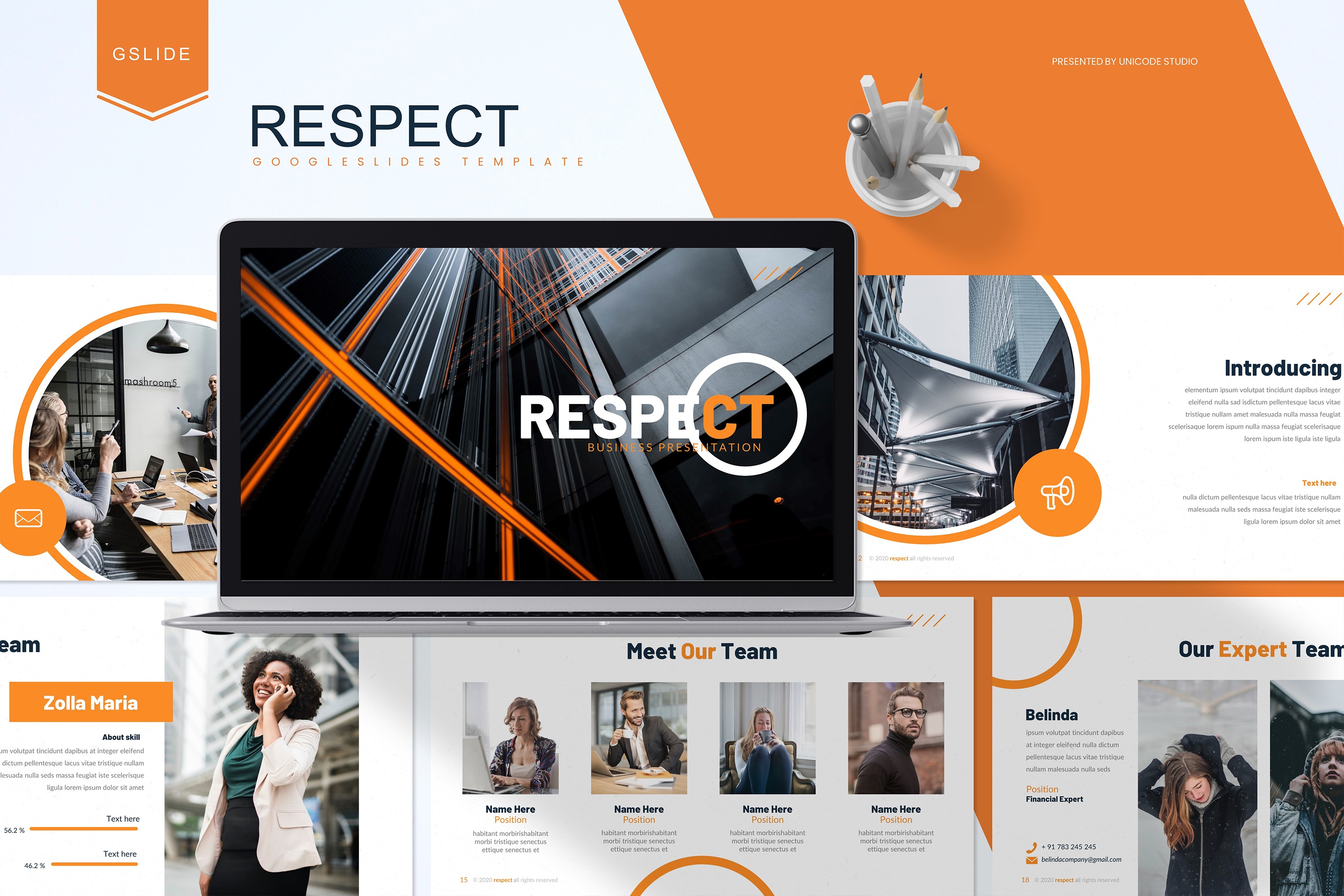 Respect - Google Slides Template, a Presentation Template by UnicodeID