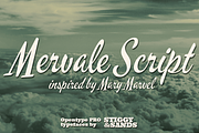 Mervale Script Pro, a Script Font by Stiggy & Sands