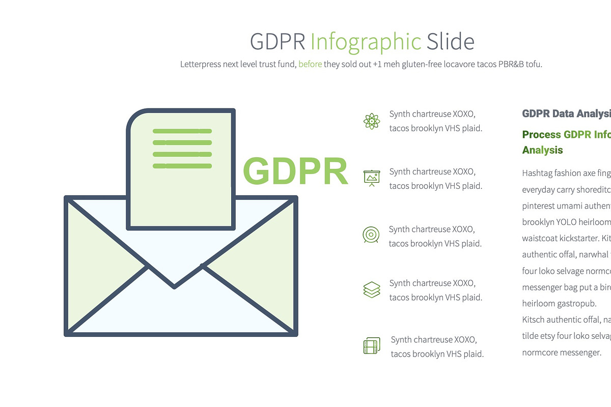 GDPR PowerPoint Infographics, a Presentation Template by Pulsecolor