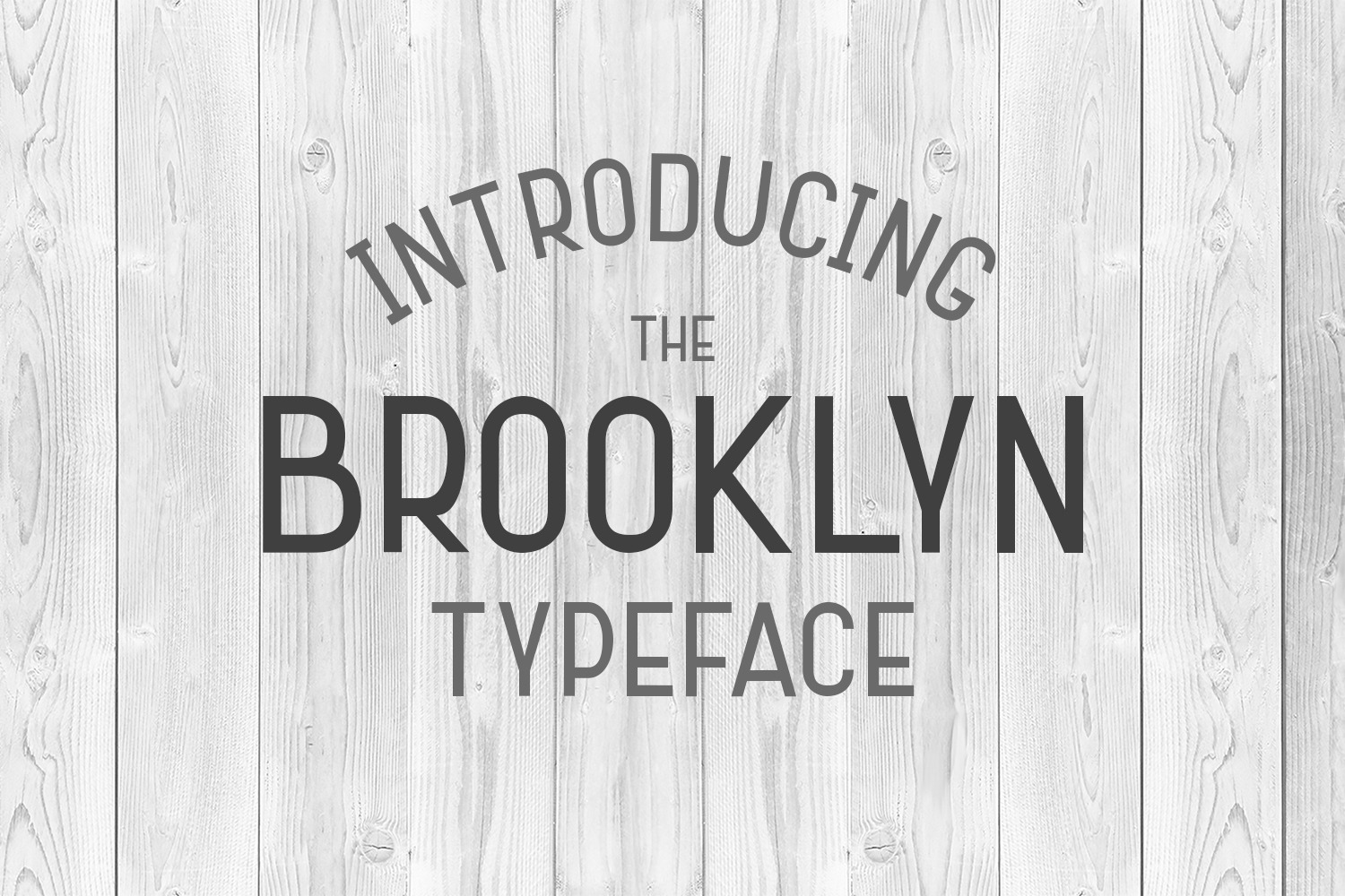 Brooklyn Typeface, a Sans Serif Font by Kristy Hatswell