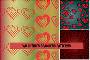 Valentines seamless patterns, a Pattern Graphic by Coloratissimo
