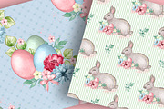 Easter Bunny digital paper pack, a Pattern Graphic by designloverstudio ...
