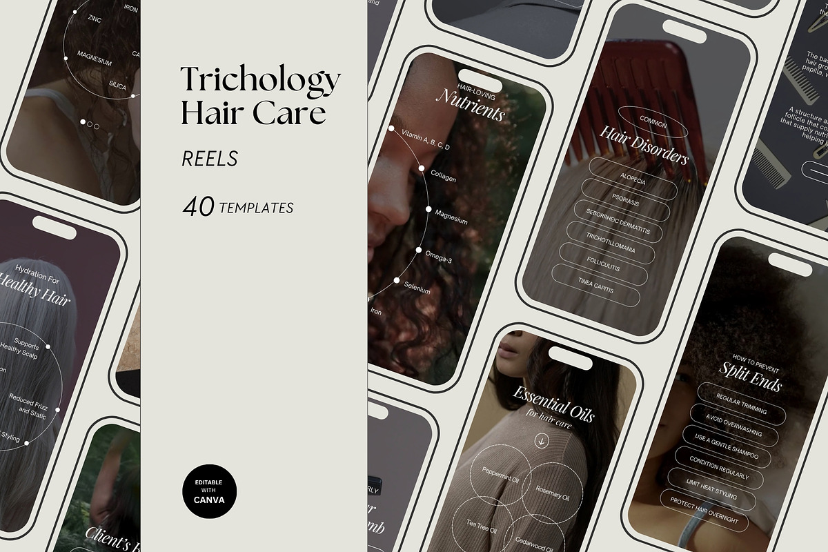 Trichology Instagram Reel Template