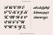 Grainville Script Font, a Handwritten Font by Bnick