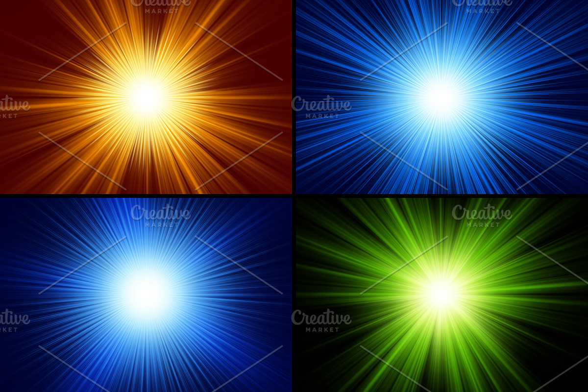 12 Photoshop Light Burst, a Background Graphic by pixelworkz