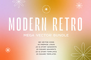 Modern Retro Mega Vector Bundle