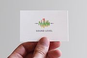 SoundLevel_logo, a Branding & Logo Template by NiklancerShop