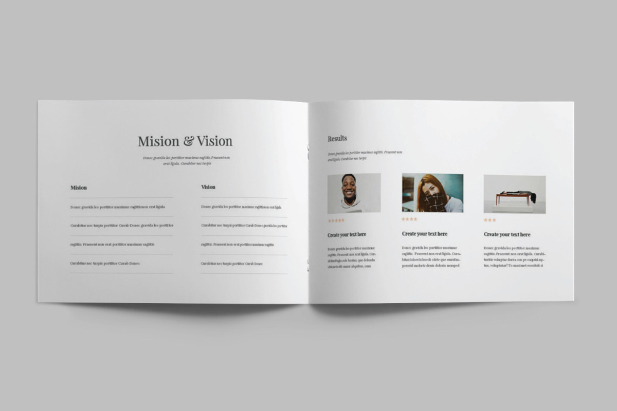 NEVADA - A5 Brochure, a Brochure Template by Shafura | Creative Market