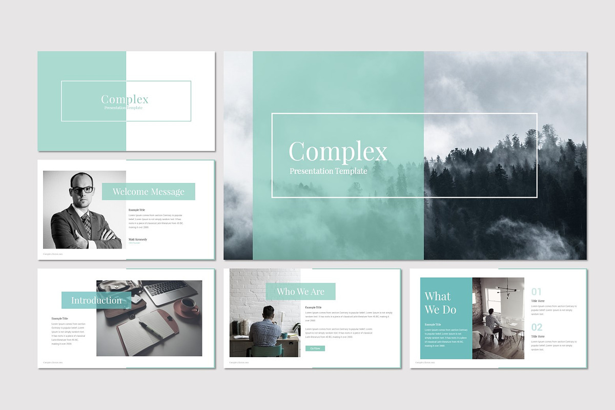 Complex - Powerpoint Template, a Presentation Template by inspirasign