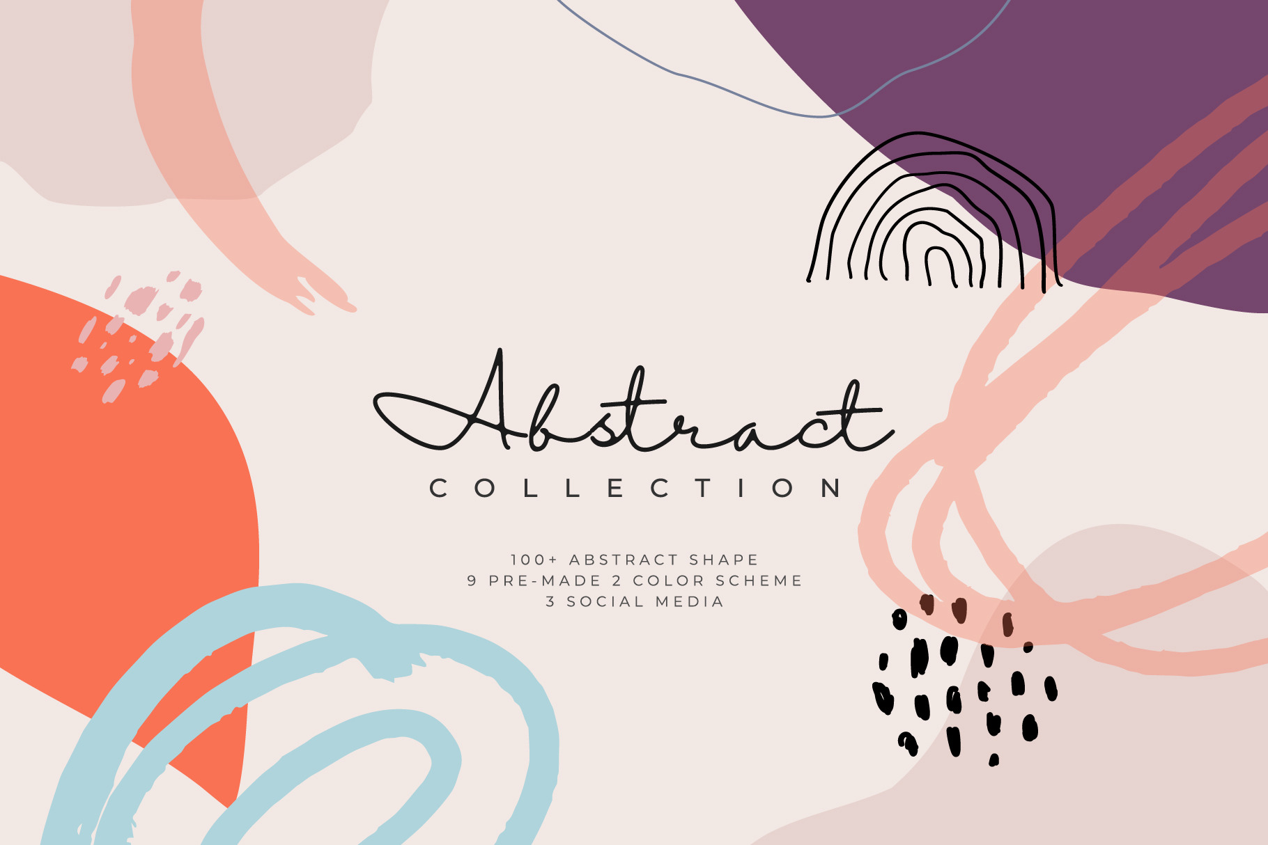 Abstract Shape Collection, an Object Illustration by Creatchees.std