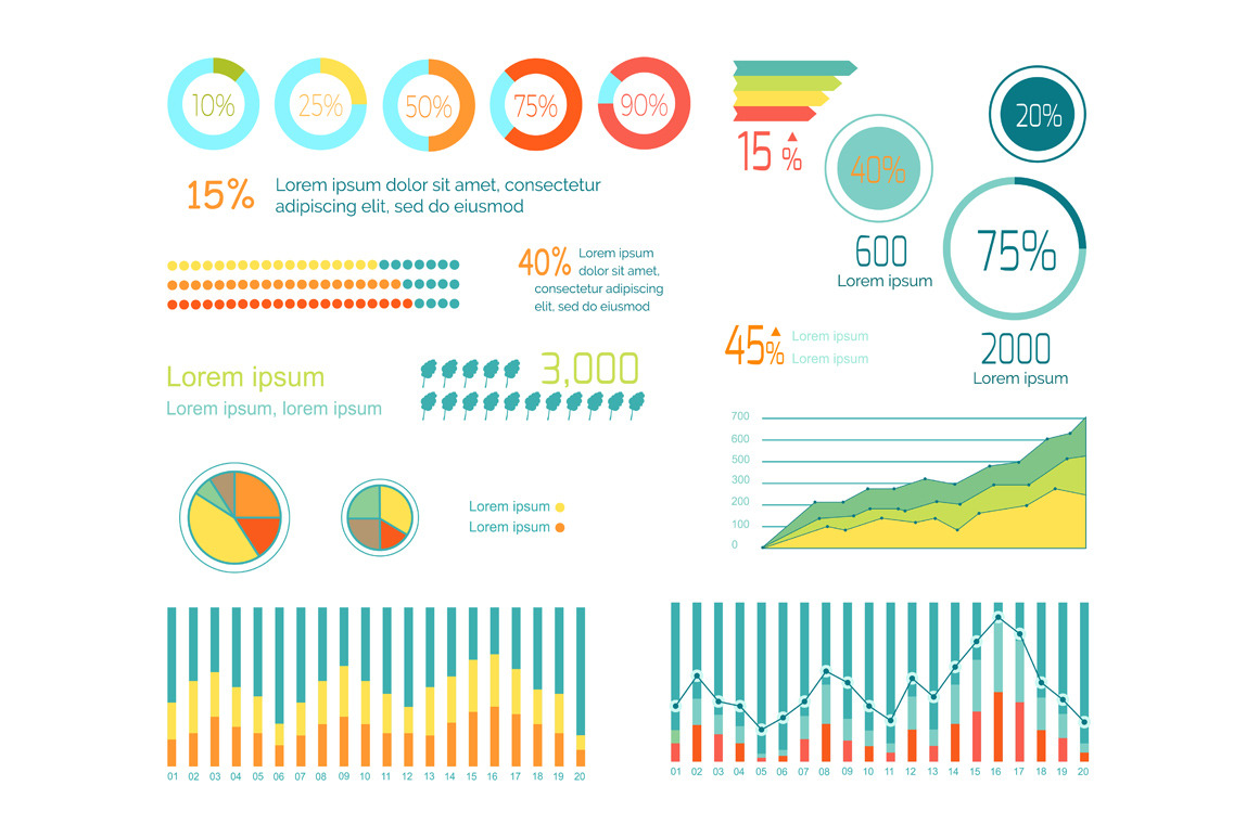 Elements for Wind Infographics, an Illustration by robuart | Creative ...