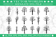 Birch Tree SVG, Birch Trees SVG, an Object Graphic by VectorWorlds