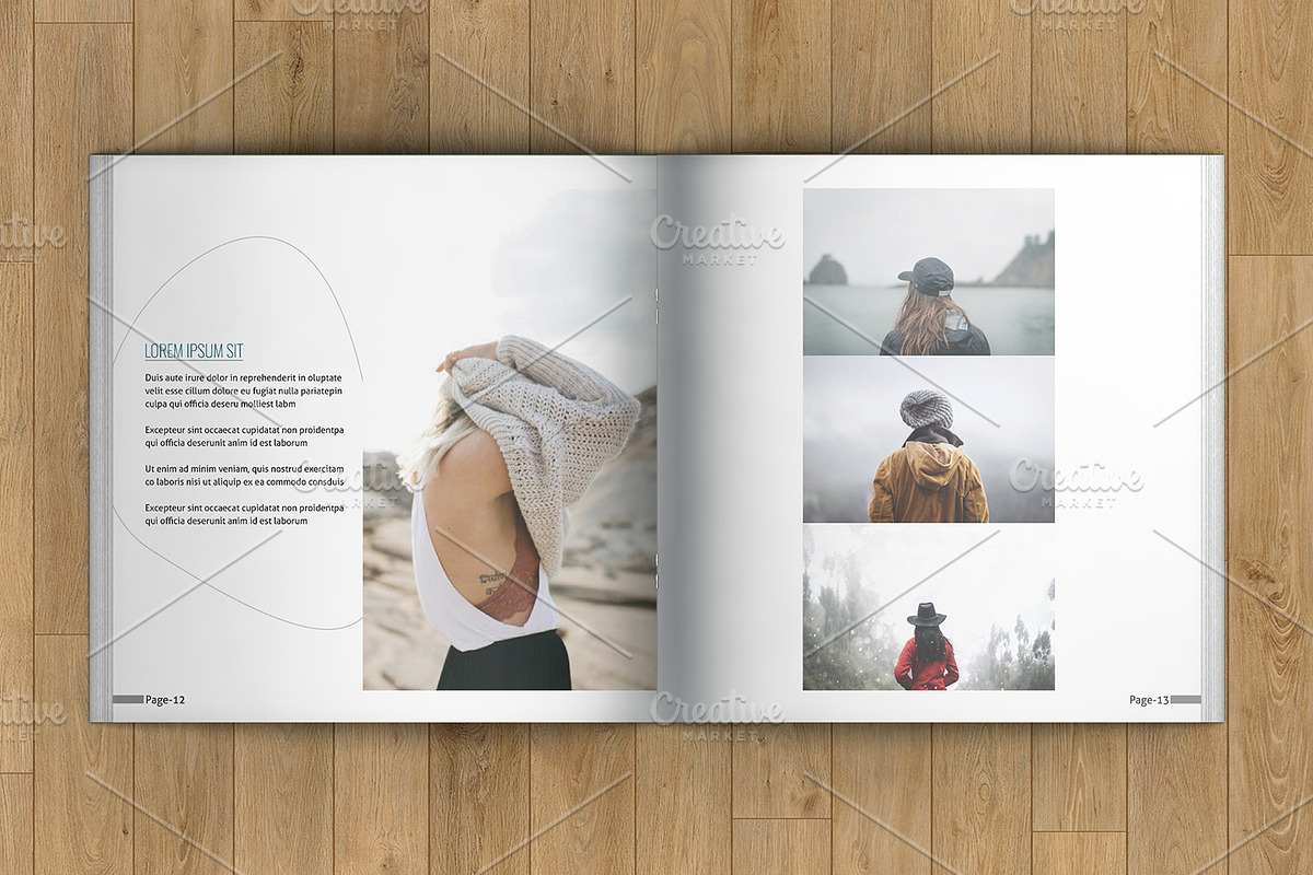 Photo Album Booklet Template-V666, a Brochure Template by Template Shop
