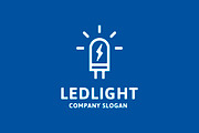 Led Light Logo, a Branding & Logo Template by Mauro Bertolino